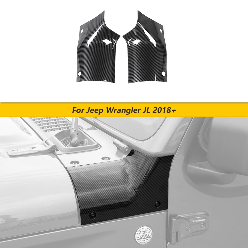 Cherocar Cowl Body Armor Outer Corner Guards for 2018-2022 Jeep ...