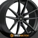 Konig 37B Oversteer 18x9 5x100 +42et Gloss Black Wheel - Walmart.com