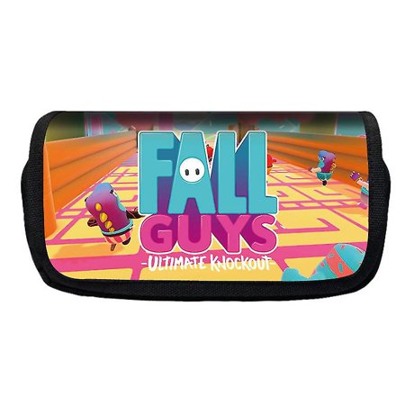Jelly Bean Fall Guys Double Flap Pencil Case Polyester Children's ...