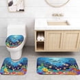 4PCS Fall Thanksgiving Day Shower Curtain，Autumn Pumpkin Truck Bathroom ...