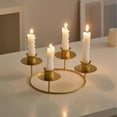 Candlelight Dinner Decorations, Stylish 4-Head Curved Candelabra Candle ...