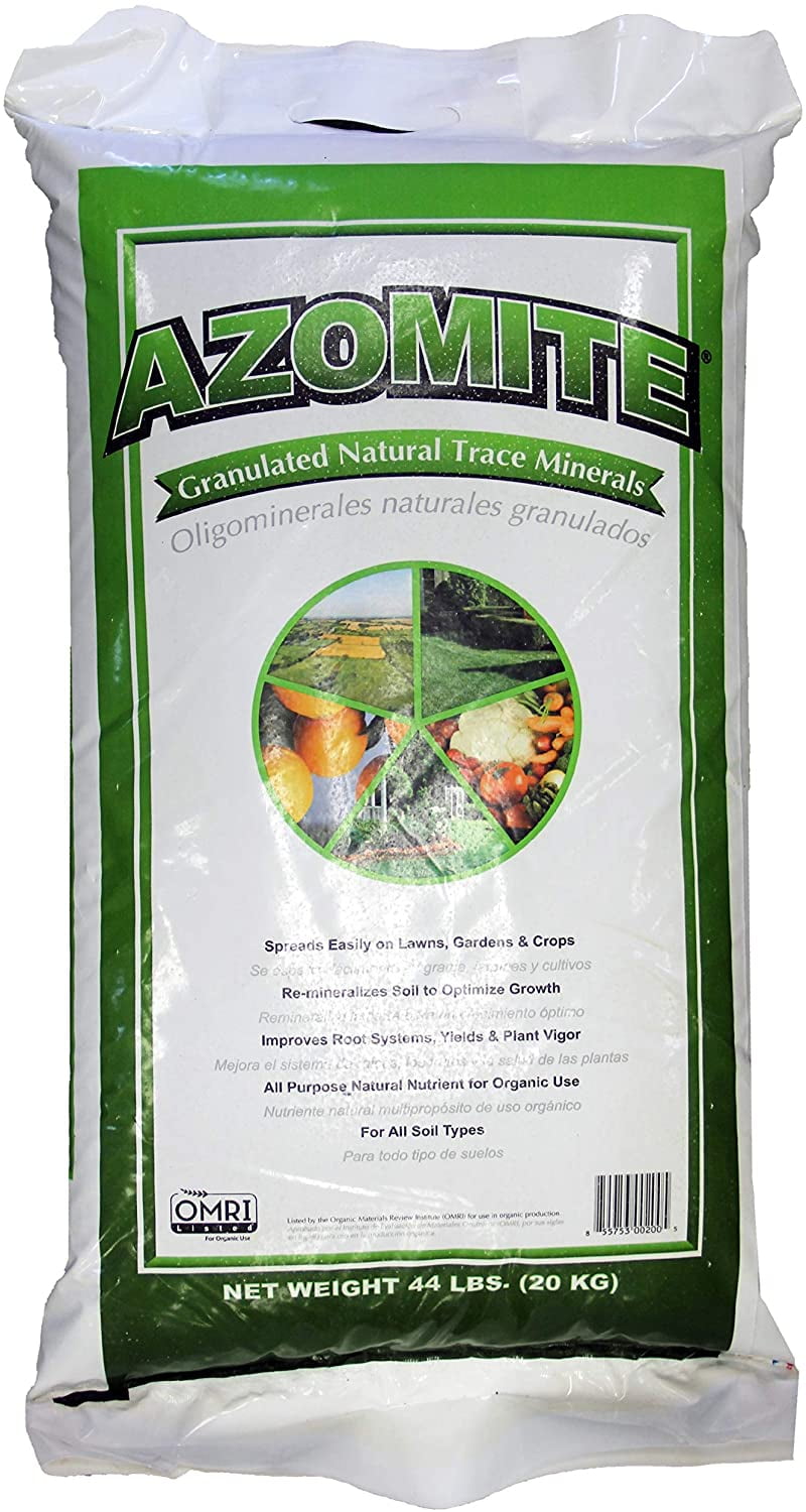 44lb Granular Azomite Organic Trace Mineral Slow-Release Fertilizer ...