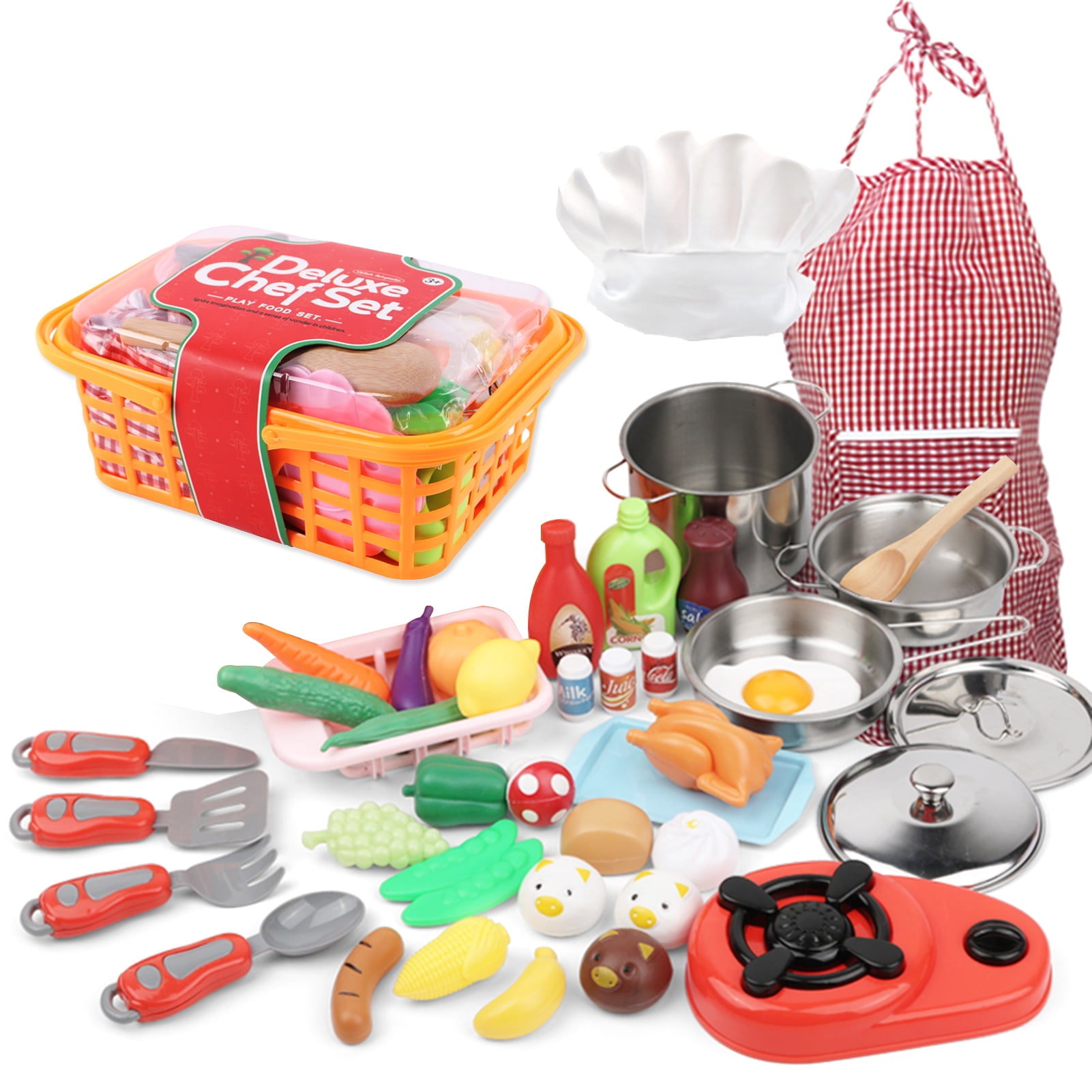 Click here for Pepisky 42 Pcs Kitchen Set Pretend Play With Chef... prices