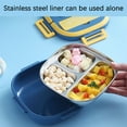 OAVQHLG3B Lunch Box Outdoor Tableware Portable Stainless Steel Lunch ...
