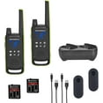 Motorola T803 Two-Way Radios 35 mi Bluetooth, Weatherproof, Lime Green, 2-Pack - Walmart.com