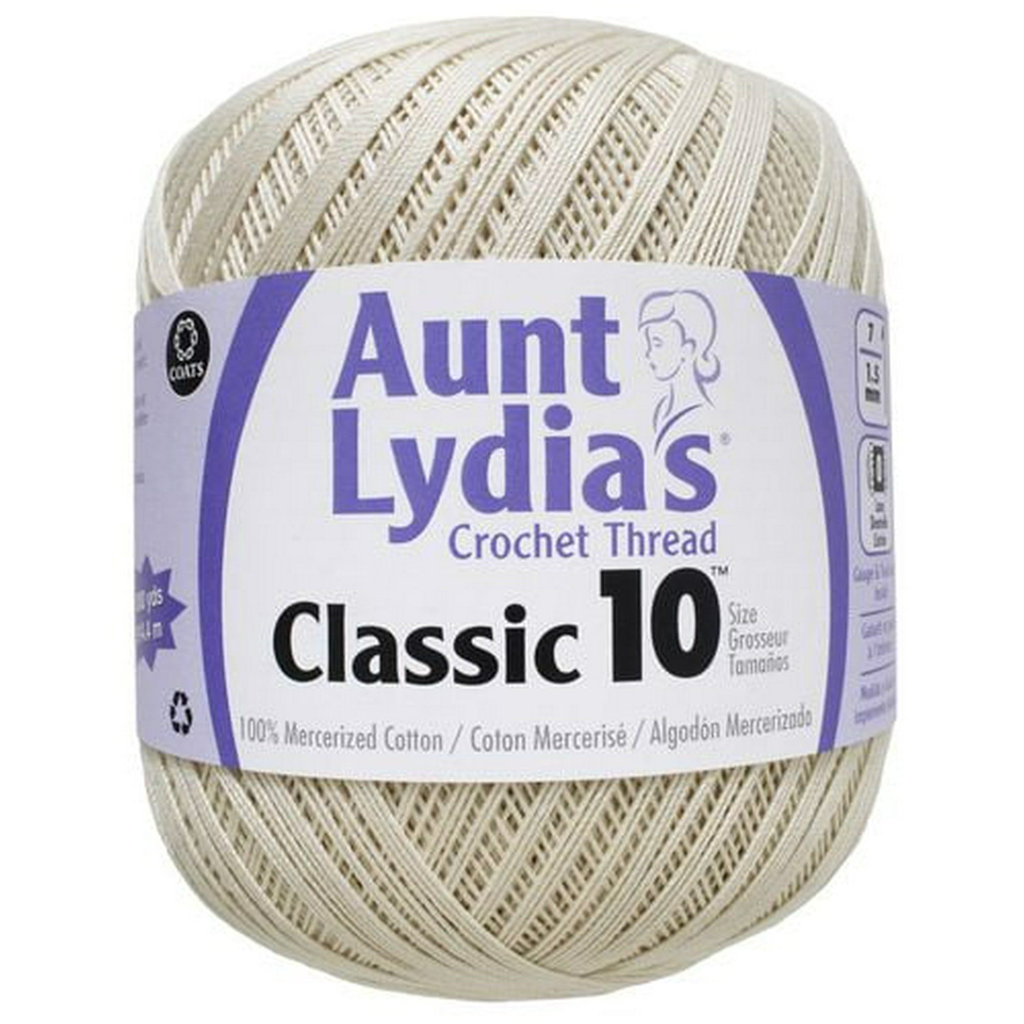 Click here for Coats & Clark Aunt Lydias Classic Cotton Crochet T... prices
