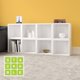 Way Basics Eco Stackable Connect Open Storage Cube and Cubby Organizer ...