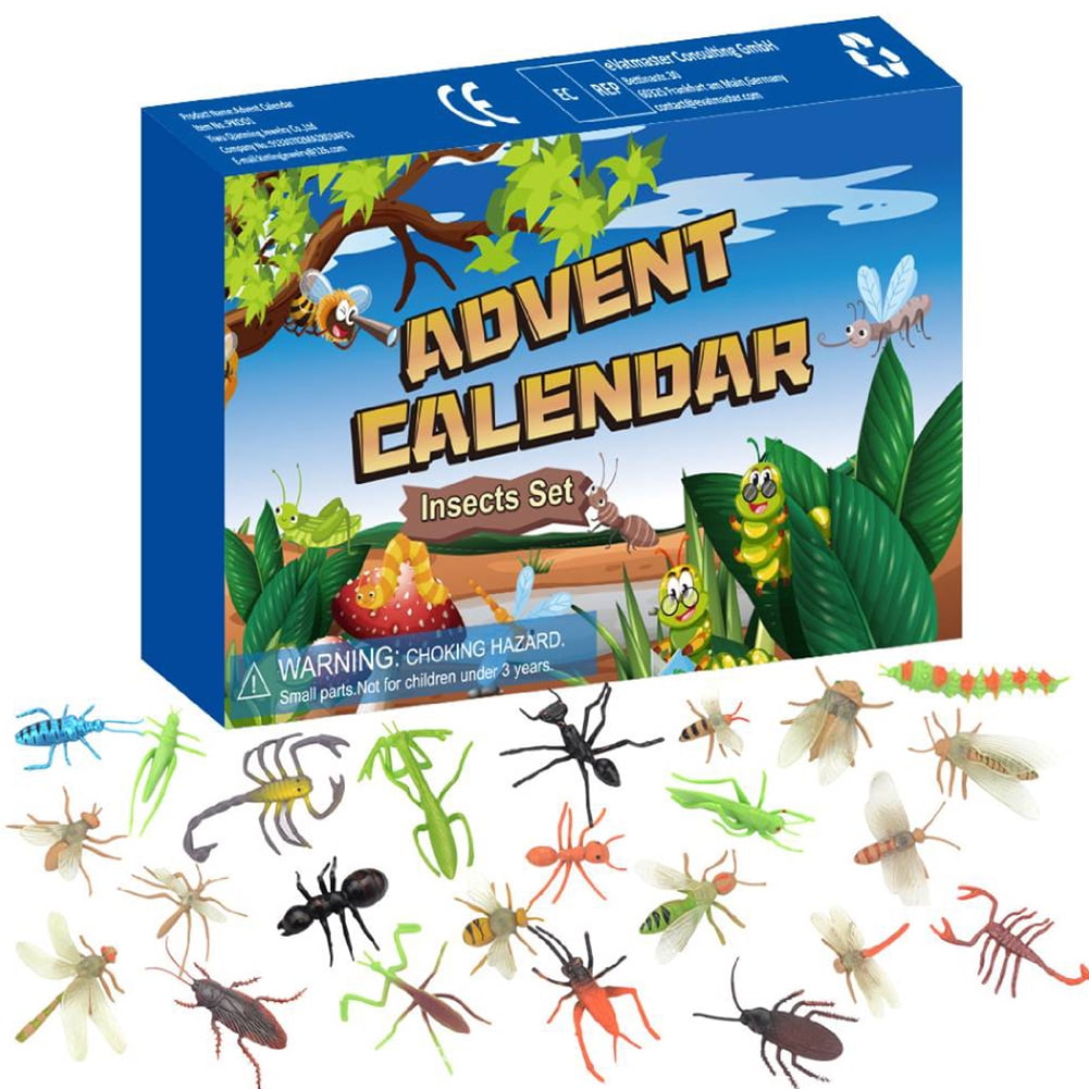 Calendario Adviento 2024 Con 24 Piezas Mini Insectos para Regalo ...