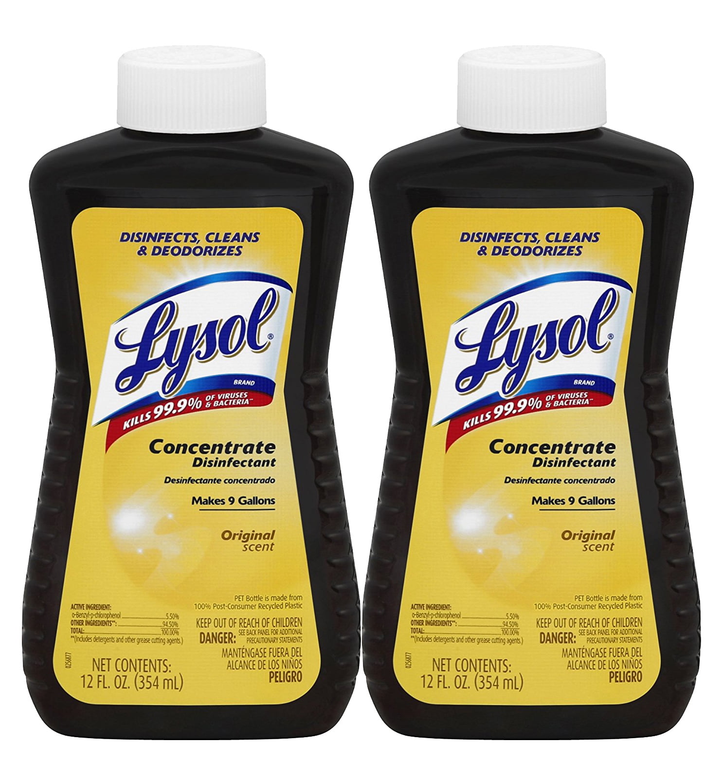 Lysol Concentrate All Purpose Cleaner Disinfectant, 12 oz, 2 Pack ...