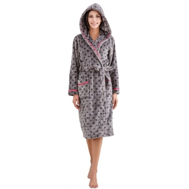 Richie House Women's Soft and Warm Robe Bathrobe with Hood RHW2823-A-L ...
