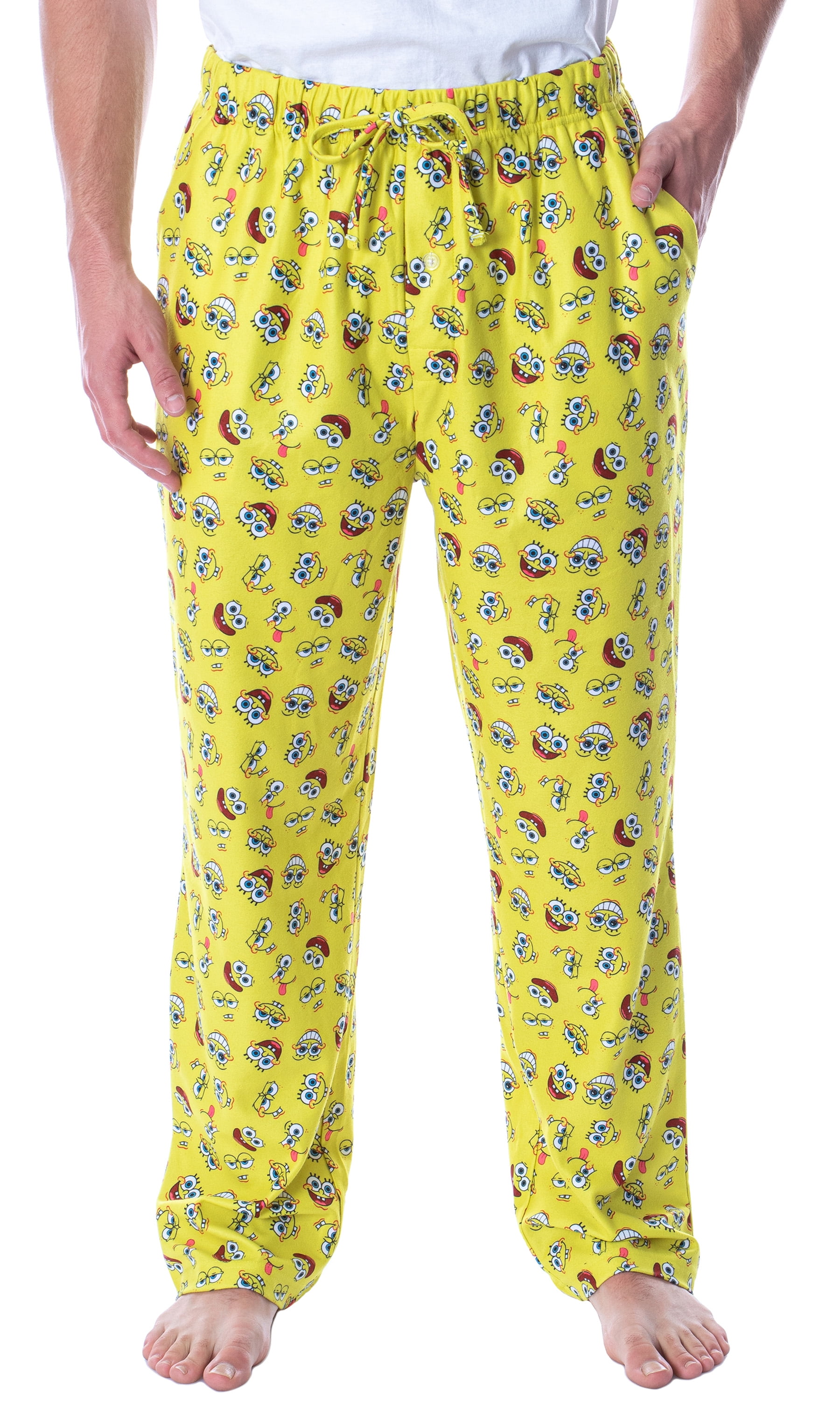 Nickelodeon Men's SpongeBob SquarePants Expressions Loungewear Pajama ...