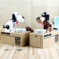 Gallickan Dog Piggy Bank, Pippy Money Box, Cute Automatic Stealing Coin ...