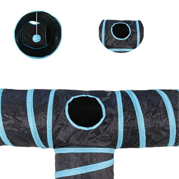 Foldable Pet Tunnel Indoor Outdoor Pet Peep toy ; Home animal Holes ...