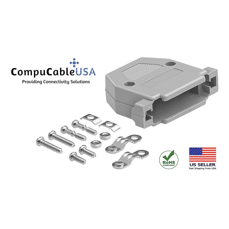 25 Pin D-SUB Solder Cup Female Connector With Hood 5 PCS DB25 D-SUB 25 ...