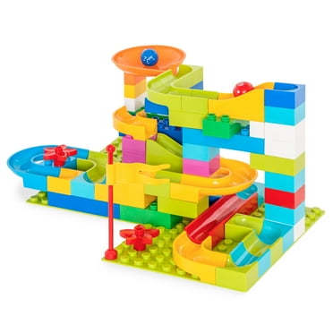 Toysmith 4645 80-Piece Marble Run - Walmart.com