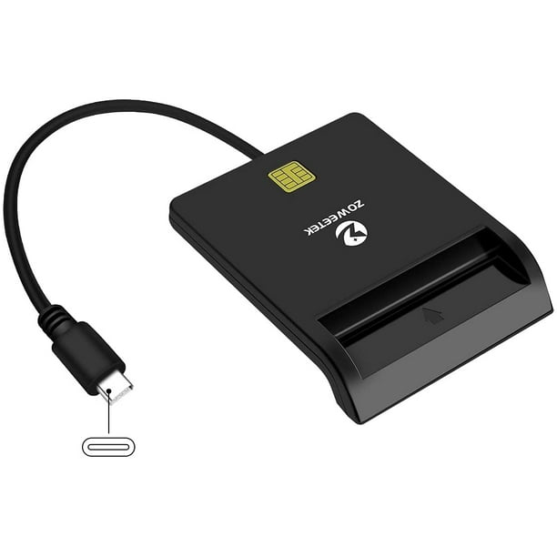 Z Type C CAC Reader, Smart CAC Card Reader USB C for DOD Military ...