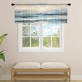 Abstract Ocean Semi Sheer Valance Curtains Beach Oil Painting Style ...