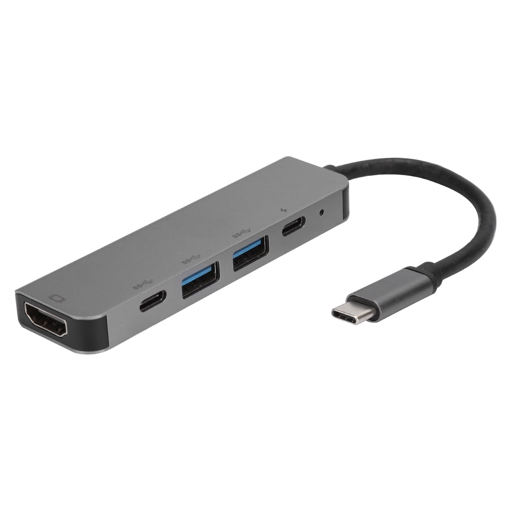 5in1 USBC a TypeC 3 USB 3.0 Hub HDMI Ethernet Mini SDTF OTG Adaptador para Thunderbolt 3 ...