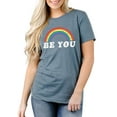 Rainbow Shirt Women Pride Shirt Rainbow Graphic Tees Shirts Letter ...