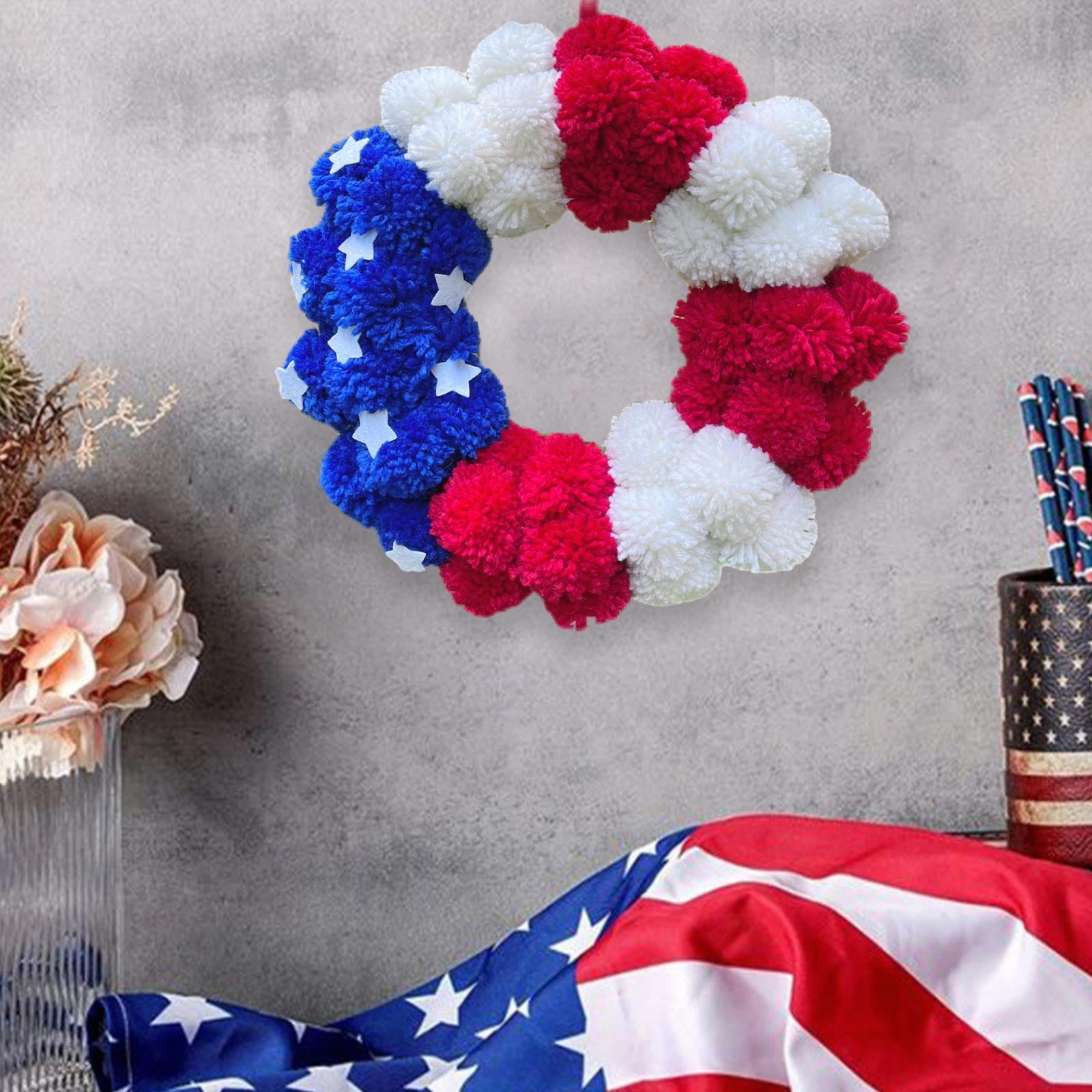 Decoraciones para el Día de los Caídos, coronas del 4 de julio para ...