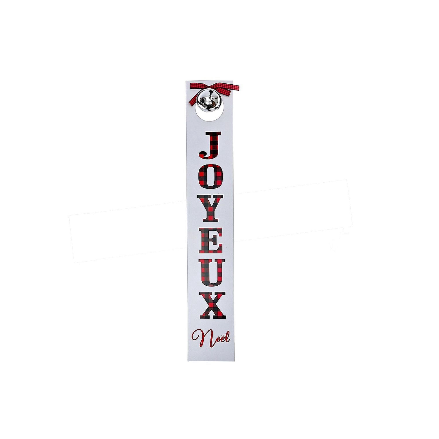 Christmas Wood Vertical Sign With Bell Joyeux Noel - Walmart.ca
