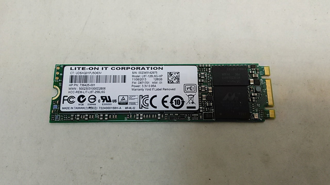 Used LiteOn L8T-128L6G 128GB 80mm M.2 Solid State Drive - Walmart.com