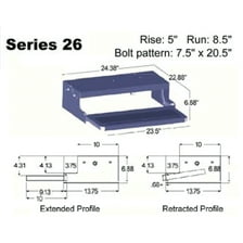 Lippert 3726892 40 Series Step Assembly with Logic Control Unit and ...