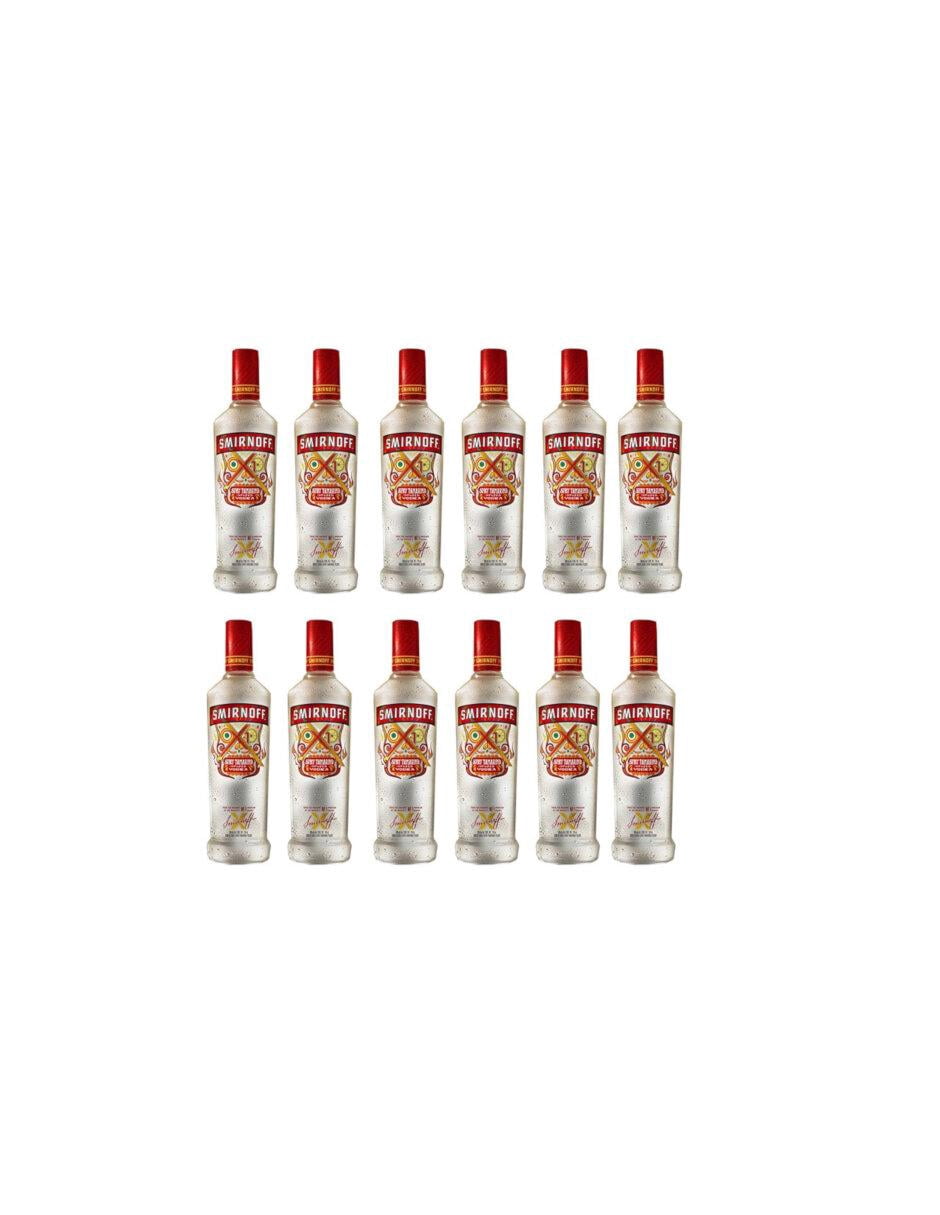 Caja de 12 Vodka Smirnoff X1 Tamarindo Aztec 750 ml | Bodega Aurrera en ...