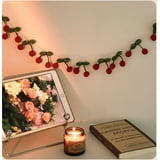 Topboutique Cherry Garland Decoration,Colorful DIY Fruit Hanging Props ...