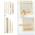 9pcs Wood Loom Set, DIY Handcrafts Tool Crochet , Weaving Bobbins s for ...