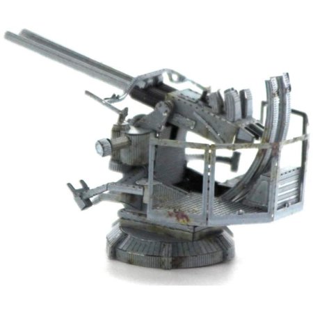 3D DIY Metal Puzzle Model Shipborne 40mm Anti-Aircraft Gun Cutting ...