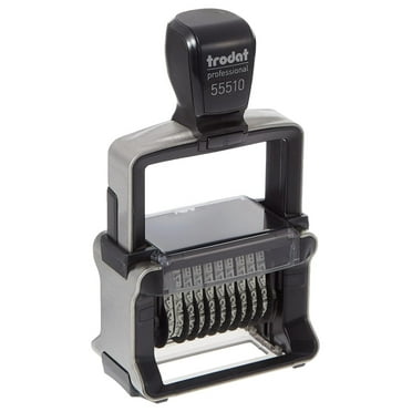 2000 Plus Classic Line 2010 - Stamp - self-inking - black - number - 10 ...