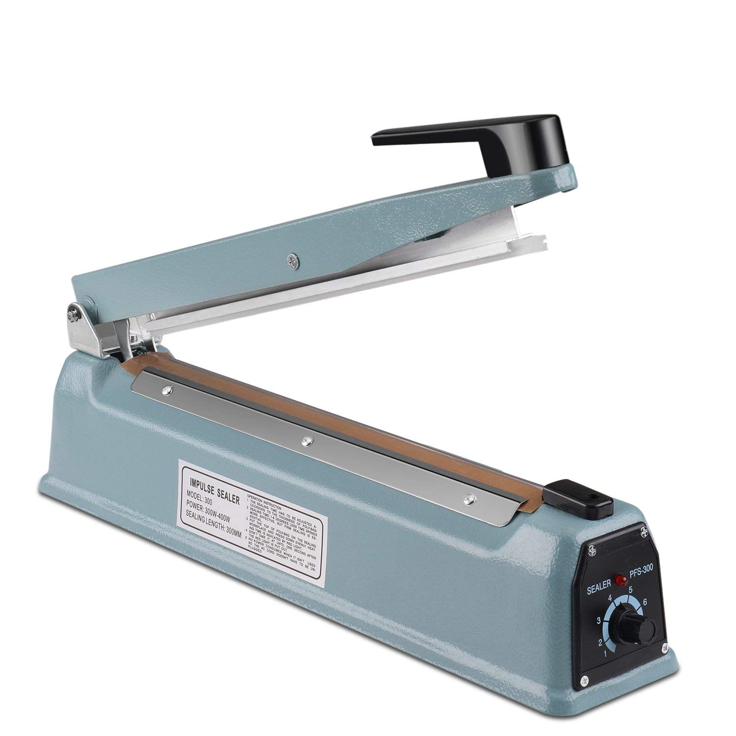 Zimtown 8" / 12" / 16" Heat Sealing Machine, Manual Impulse Hot Sealer ...