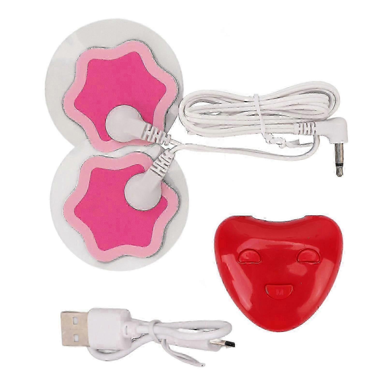 Portable Menstrual Pain Massager with Electrode Patch Rechargeable ...