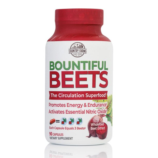 Suplemento COUNTRY FARMS Bountiful Beets 90 cápsulas | Bodega Aurrera ...