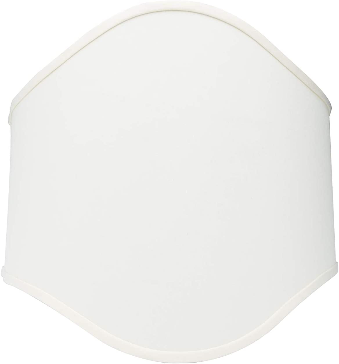 Wall Sconce Larger Shield Half Lamp Shade 16 Inch Eggshell Silk ...