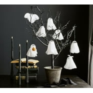 Laved Italian Ornaments HALLOWEEN GHOST LANTERN FINIAL Glass Italian ...