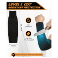 3 Pairs Cut Arm Sleeves Level 5 Arm Guard Protectors for Thin Skin and ...