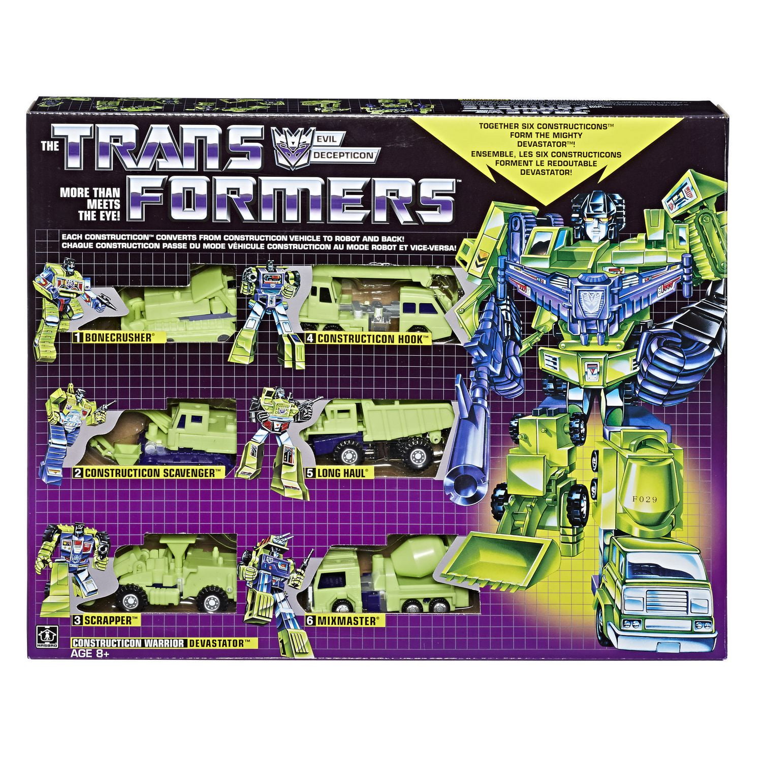 Transformers: Vintage G1 Constructicon Devastator 6-Figure Collection Pack - Walmart.ca