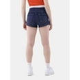 No Boundaries Pintuck Denim Shorts, 3” Inseam, Women’s - Walmart.com