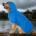 erfcxs Dog Raincoat with Transparent Hood and Reflective Trim ...