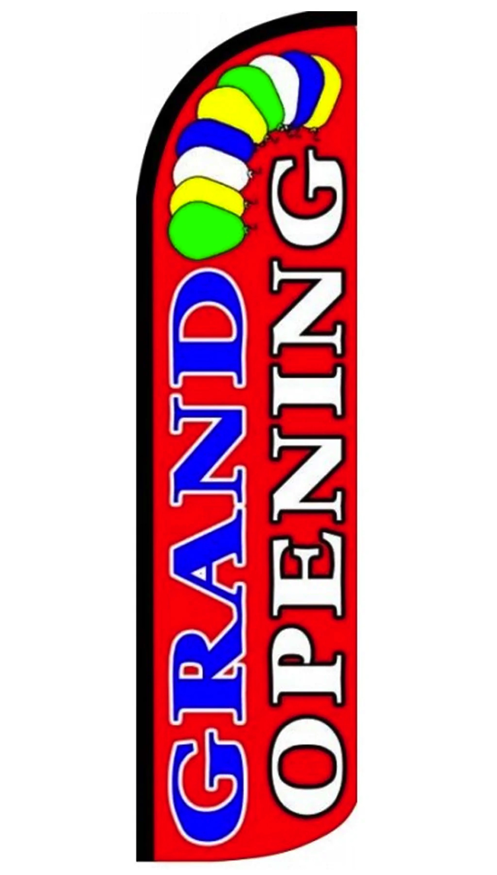 Grand Opening (Balloons) King Windless Flag (Hardware Not Included ...