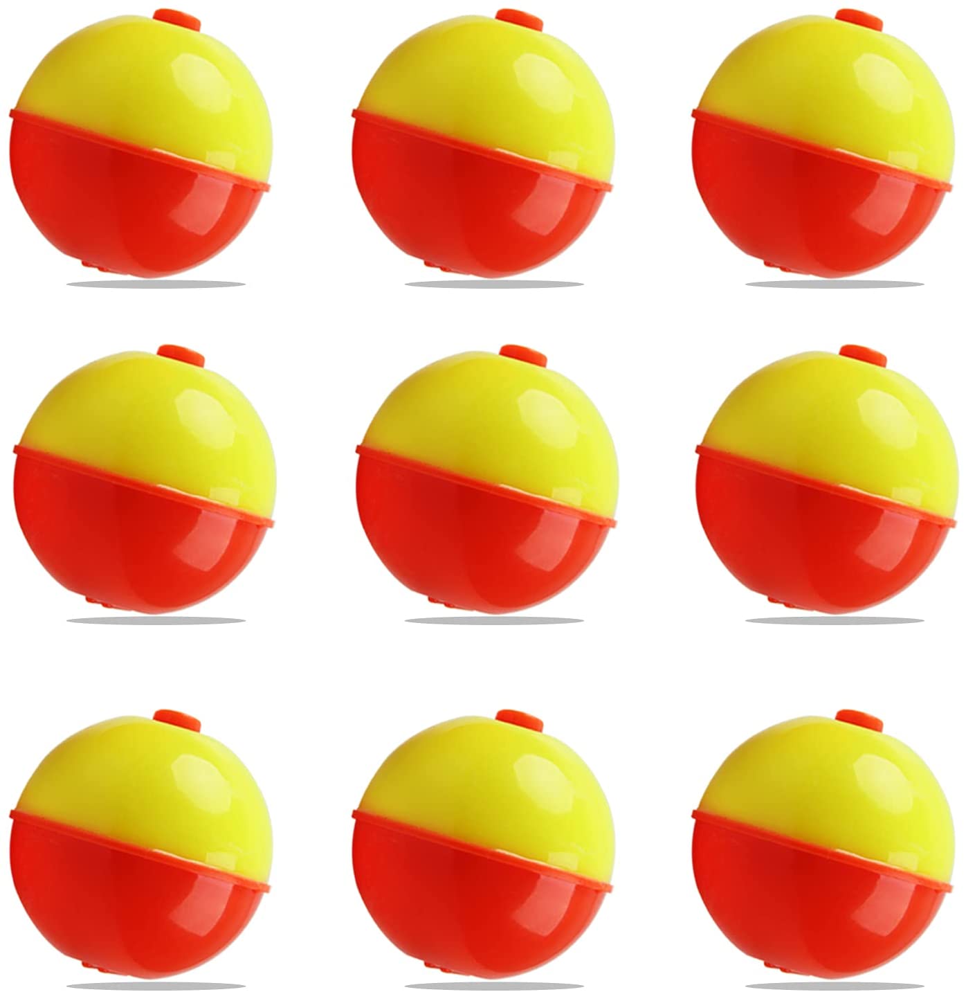 Fishing Float Bobbers 25pcs Snap on Float Bobbers Hard ABS Push Button ...