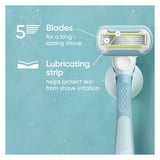 Venus Extra Smooth Women's Razor Blade Refills, 5 Blade Shave Head, 6 ...