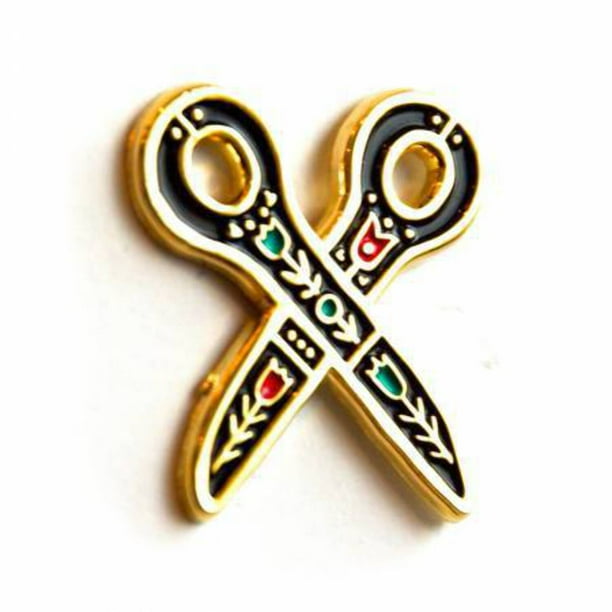 Scissors Enamel Pin - Walmart.com