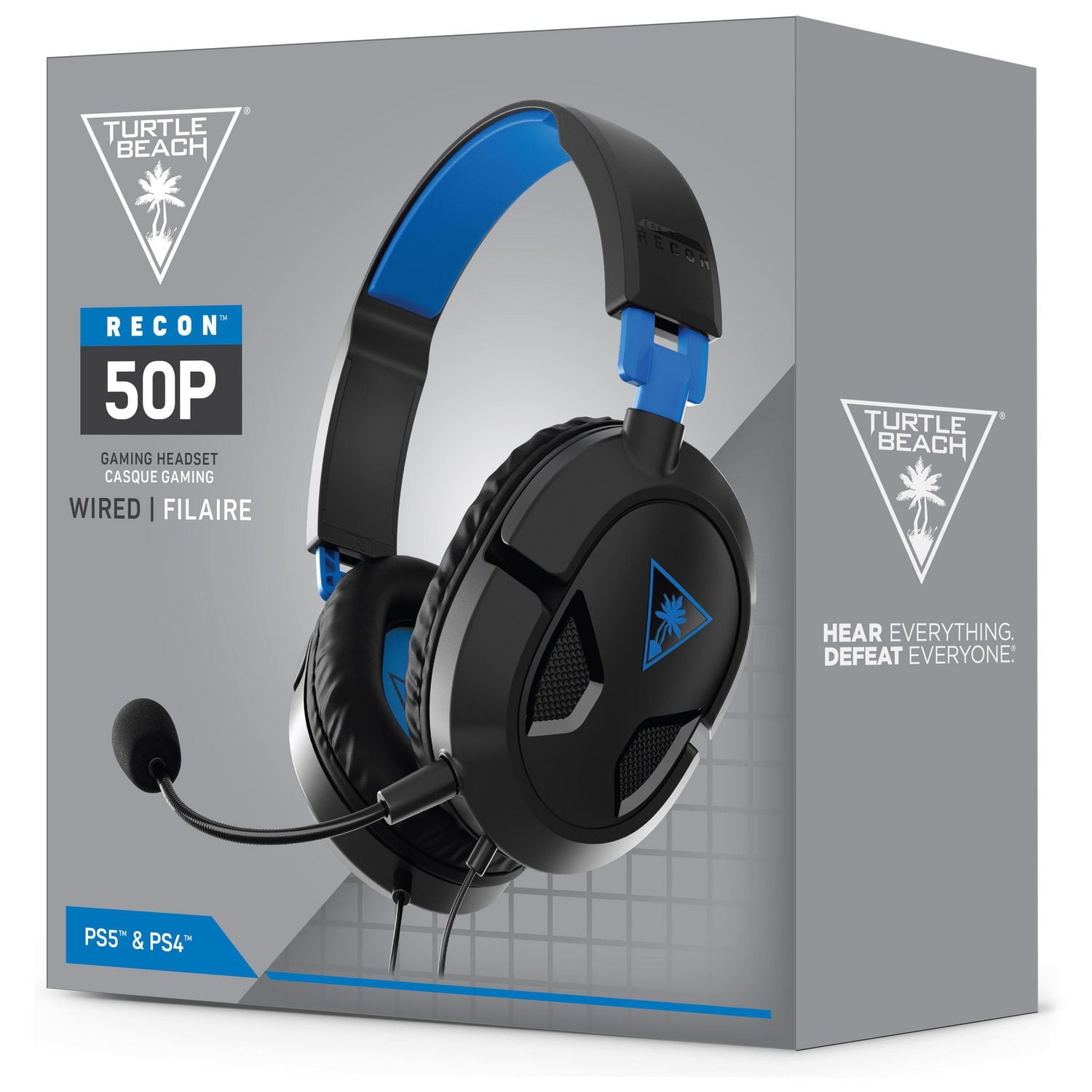 TURTLE BEACH RECON 50P Gaming Headset for PS4 Pro PS4 PS5 Xbox One PlayStation
