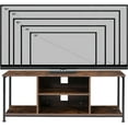 TV Stand for Up to 55 Inch TVs, Accent TV Cabinet with Open Shelf for ...