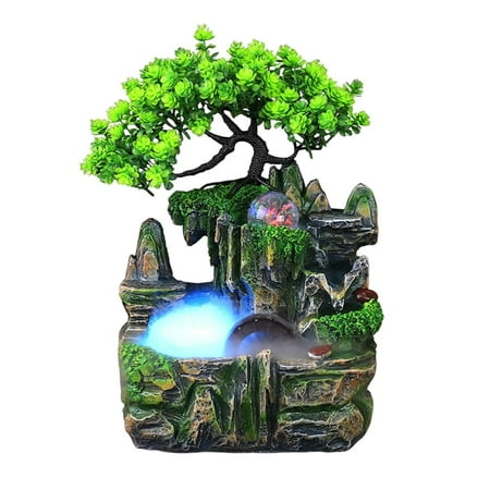 Tabletop Fountains,Indoor Waterfall Desktop Tabletop Water Fountains ...