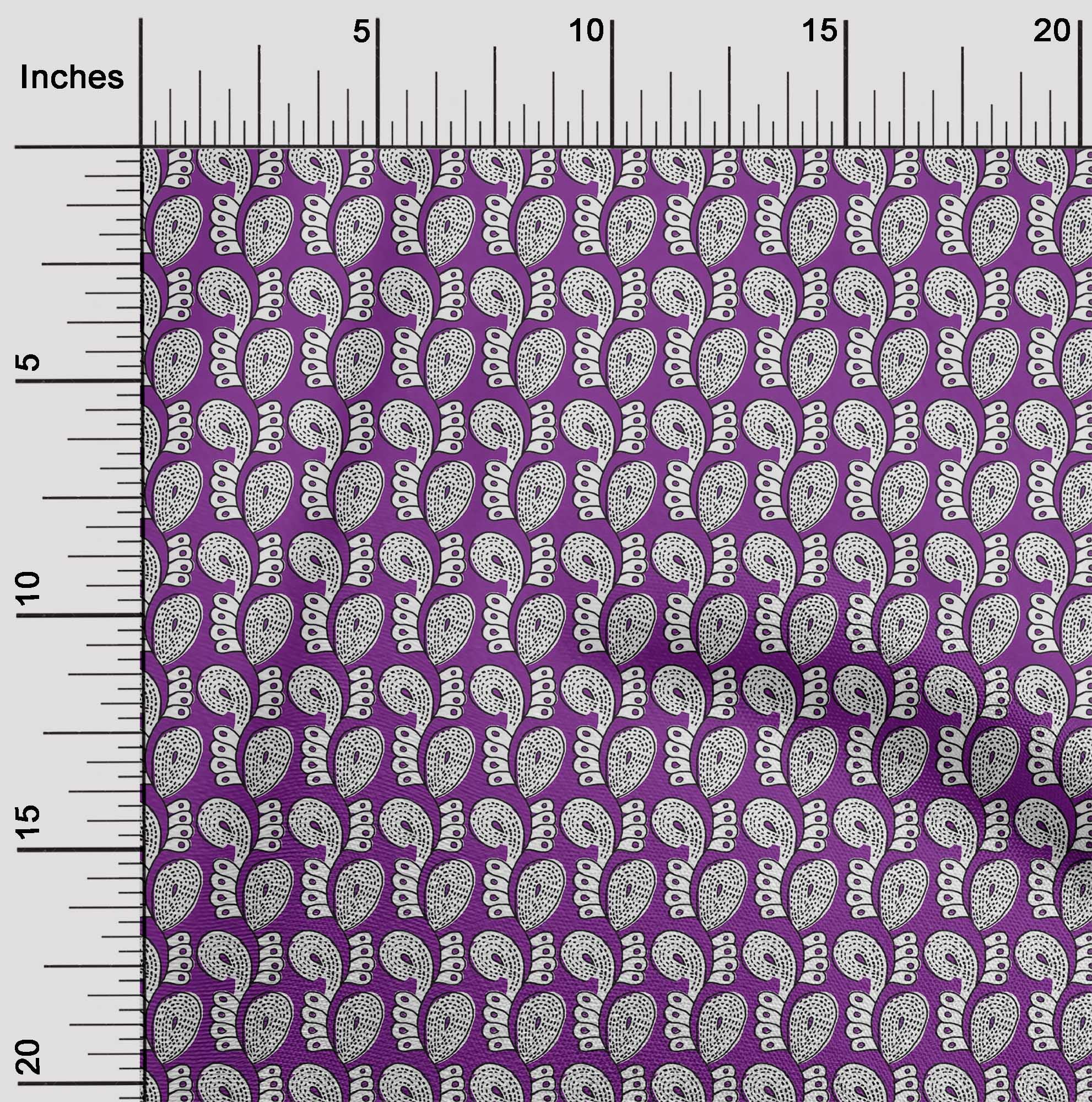 oneOone Cotton Flex Fabric Abstract Block Print Fabric By Yard 40 Inch ...