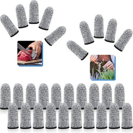 Finger Cots Cut Resistant Protection Finger Sleeve Protectors Reusable ...